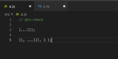 Spread operator incorrectly flagged as error for "...[" · Issue #61578 ...