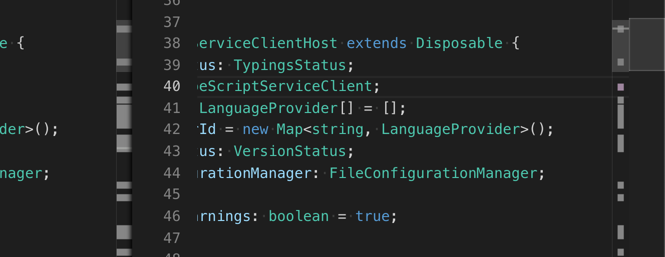 Different Rendering Of Scroll Bar Markers In Split Diff View · Issue 64579 · Microsoftvscode