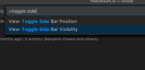 Make it easier to show the sidebar · Issue #64876 · microsoft/vscode · GitHub