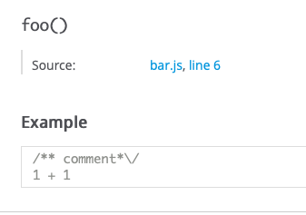 Block comments in TSDoc `@example` sections not (practically) usable · Issue #72674 · microsoft ...