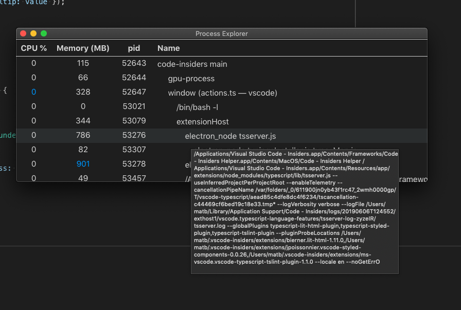 "Code Helper" uses too much CPU on macOS · Issue #74960 · microsoft/vscode · GitHub
