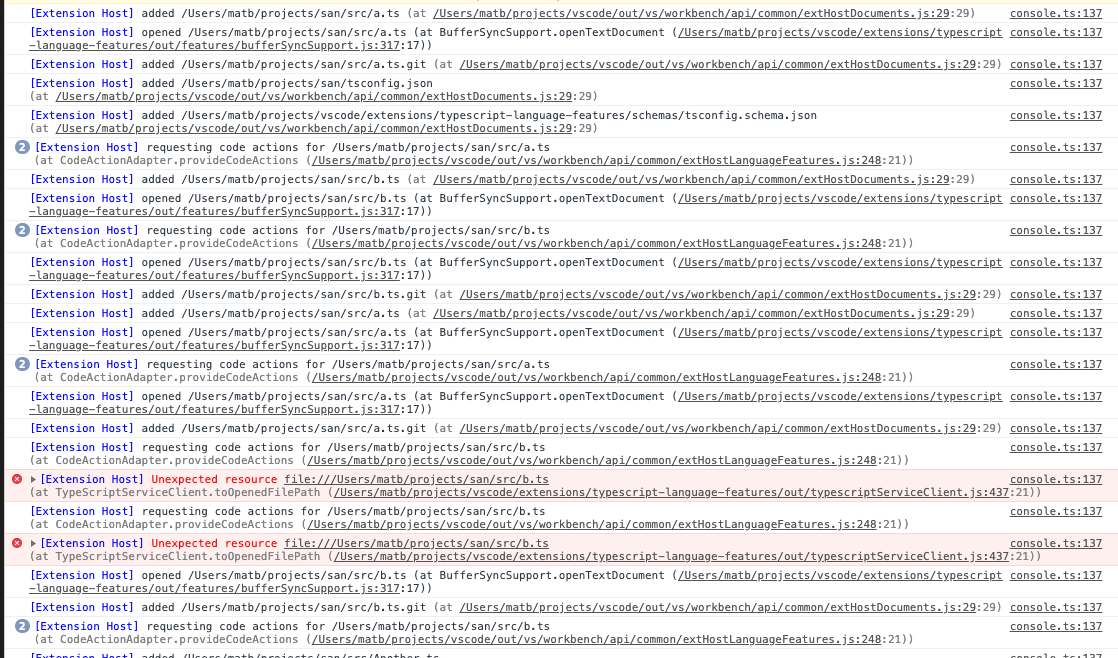 Code Actions Can Be Requested On Document That Is Not Yet Opened · Issue 83338 · Microsoft