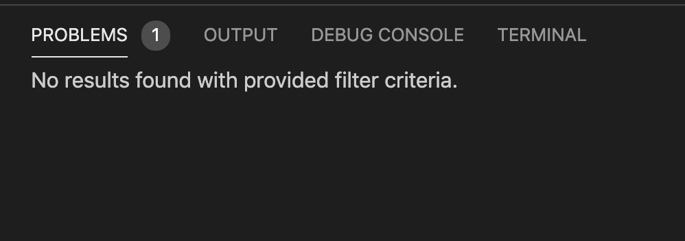 Include link to clear filters in problems view empty message · Issue ...