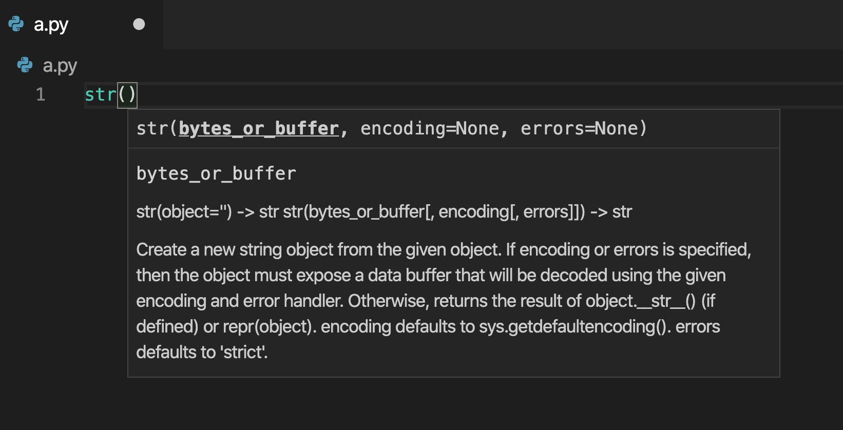 Bad parameter highlighting in signature help · Issue #10575 · microsoft/vscode-python · GitHub