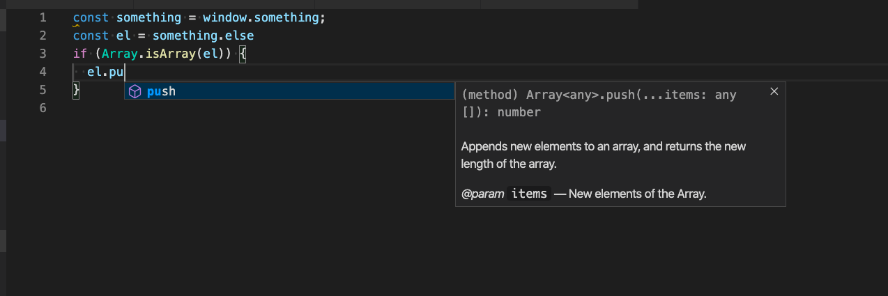 Smarter intellisense · Issue #93027 · microsoft/vscode · GitHub