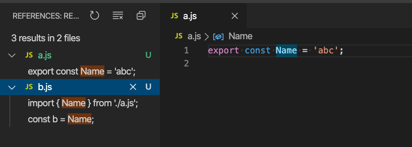 "Find all references" not works fine if the file is not displayed ...