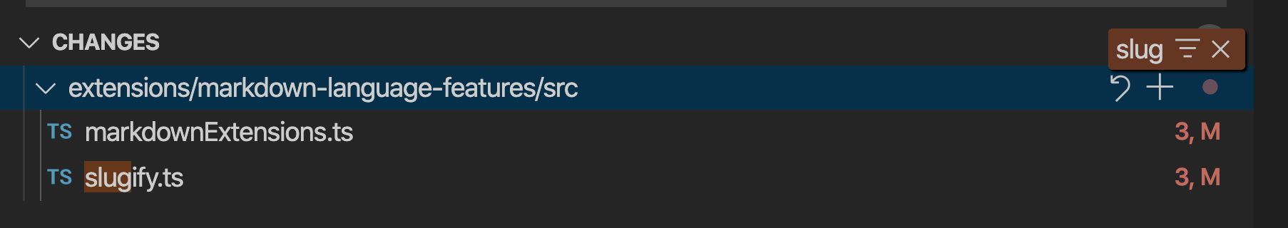 Confusing filter on type behavior in SCM when using tree view · Issue ...