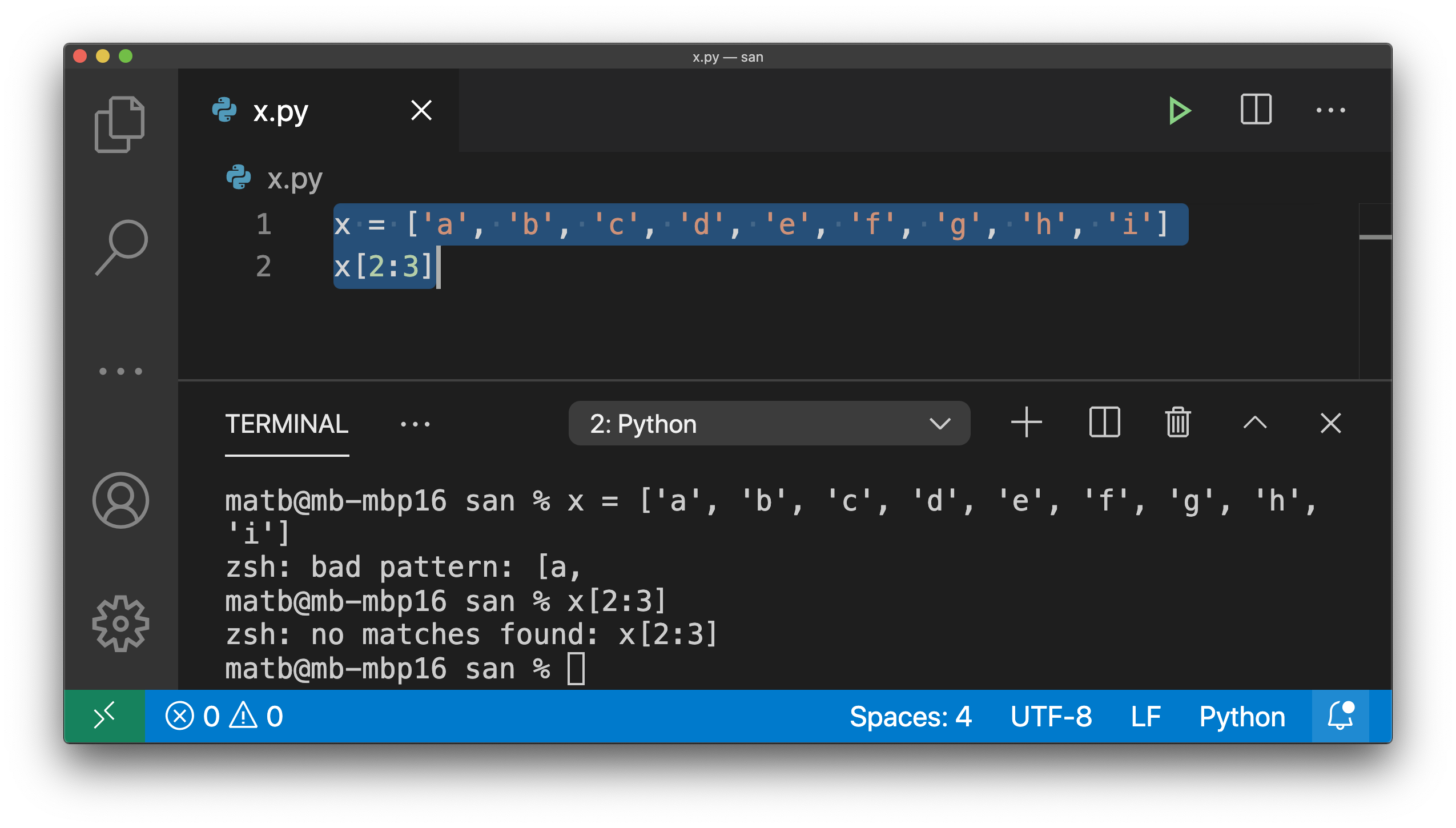  Run Selection line In Python Terminal Stops Working After You Run
