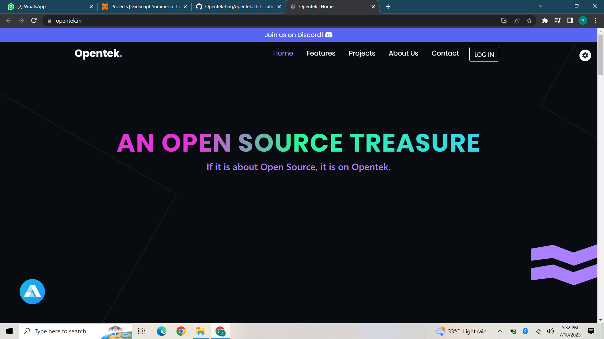 Make The Discord Heading Clickable · Issue 441 · Opentek Orgopentek · Github 