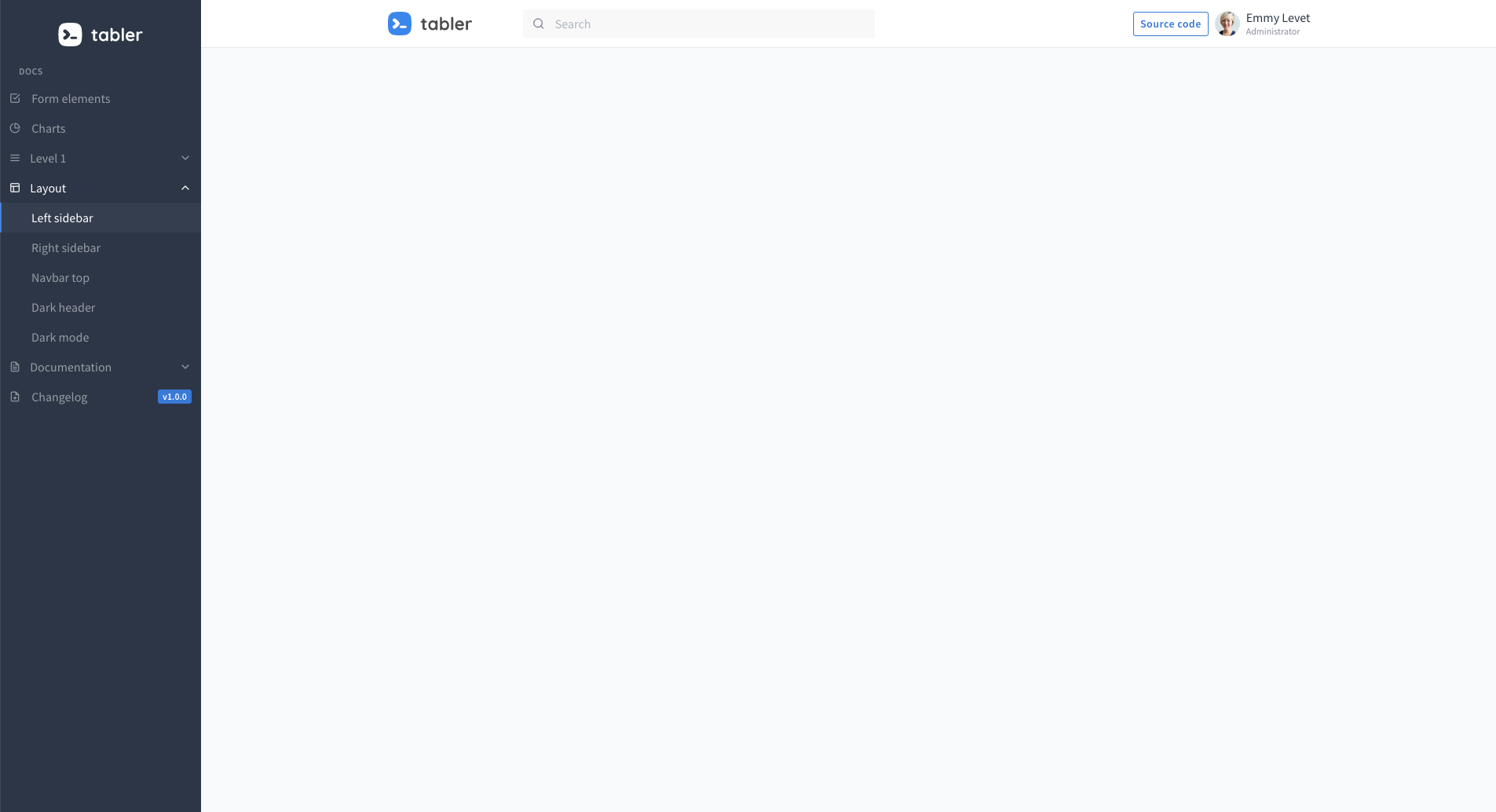 I want vertical layout for menu · Issue #288 · tabler/tabler · GitHub