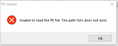 "Unable to load the PE file: The path %hs does not exist" · Issue #88 · lucasg/Dependencies · GitHub