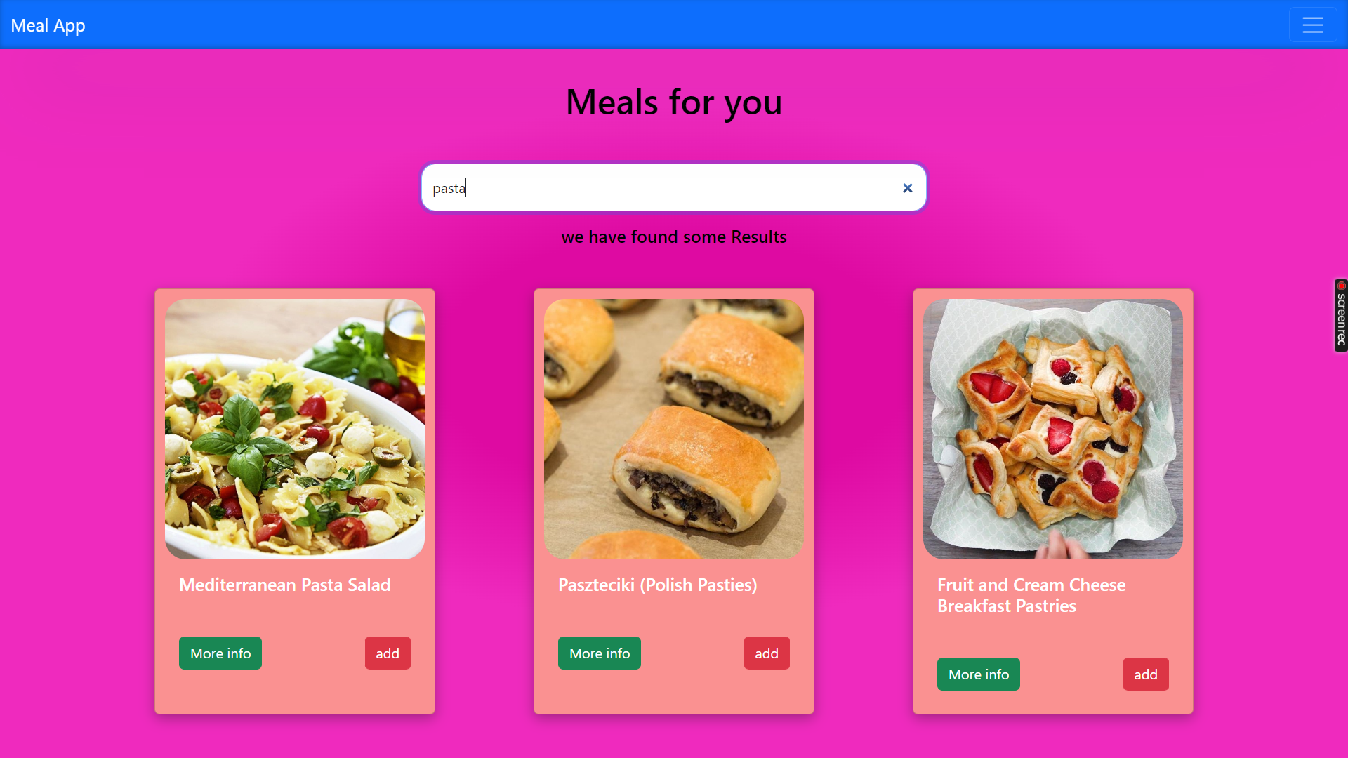 GitHub - YashCoder420/Meals-App: Get your favorite meals recipe.
