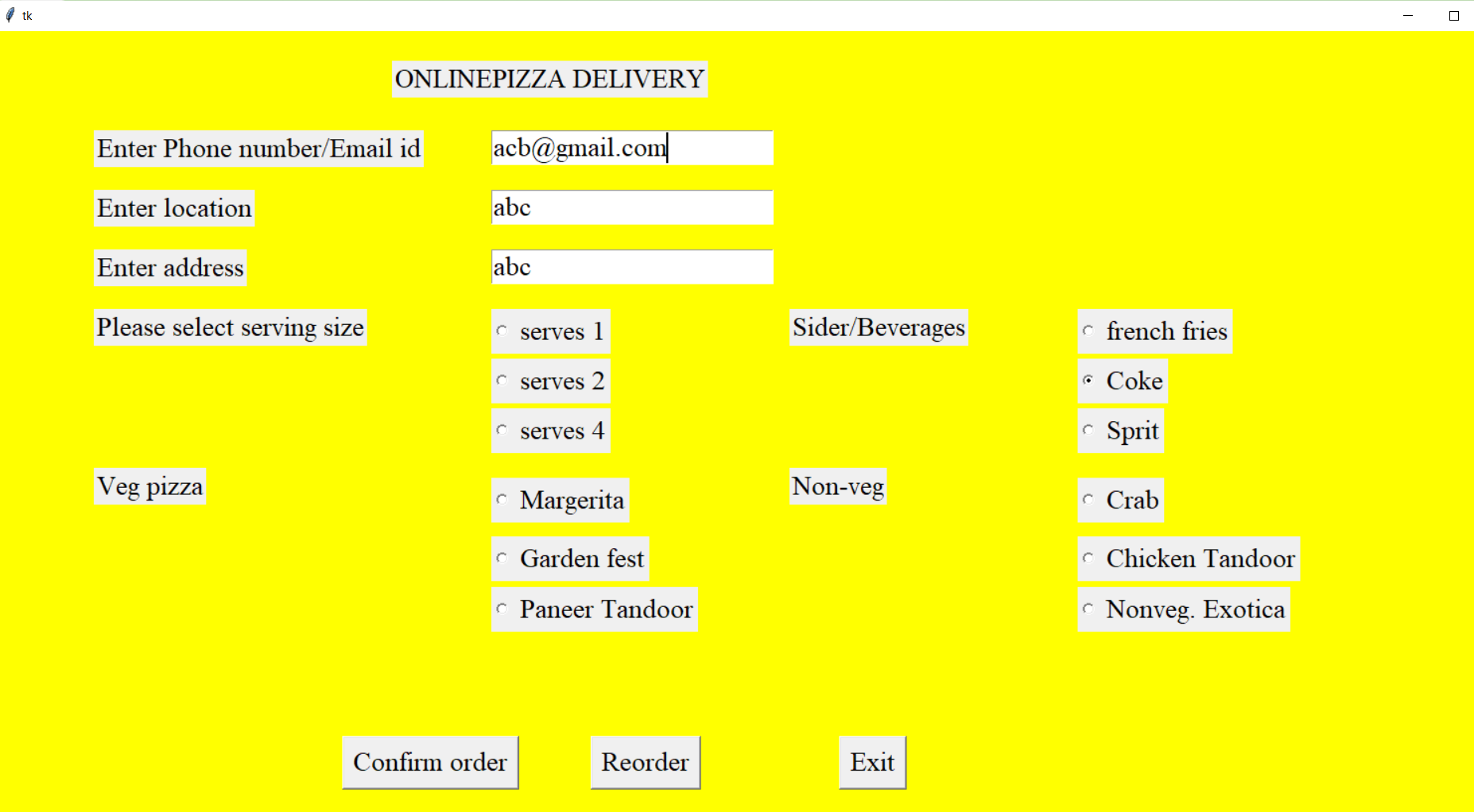 Github Ruchi961tkinter Programs Contains Python Tkinter Programs To