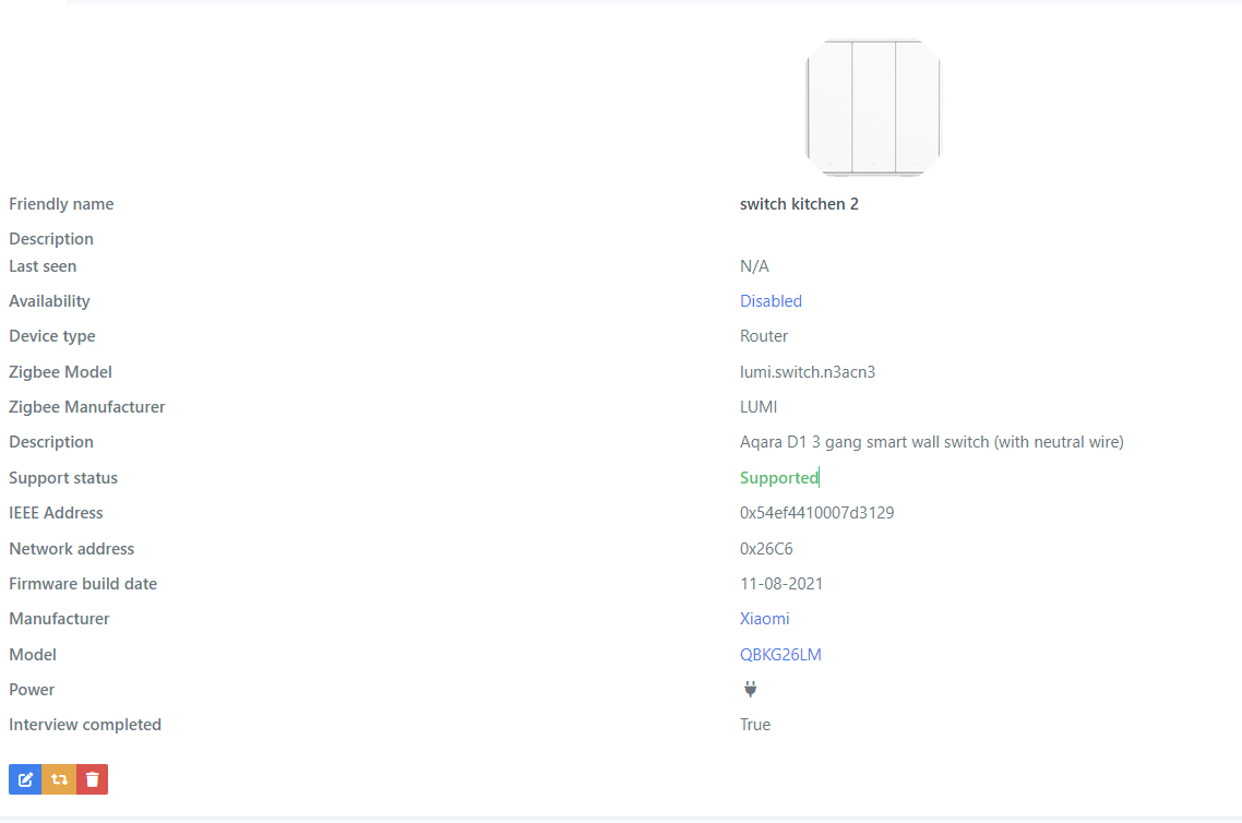 Aqara D1 3 Gang Not Reporting State Qbkg26lm · Issue 19719 · Koenkk Zigbee2mqtt · Github
