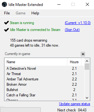 [BUG] I haven't gotten any trading cards since I downloaded the application · Issue #404 ...