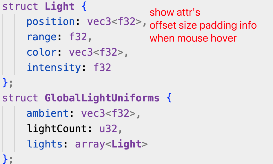 Feature Request Add Support For Struct Size Info Like Offset Size Padding Info · Issue 71