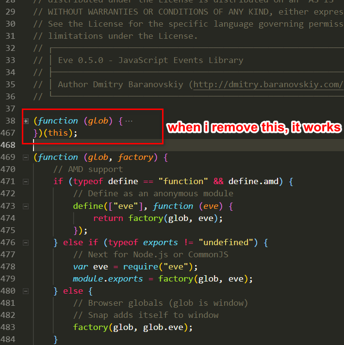 use webpack to bundle snapsvg, but got error eve undefine · Issue #592 · adobe-webplatform/Snap ...