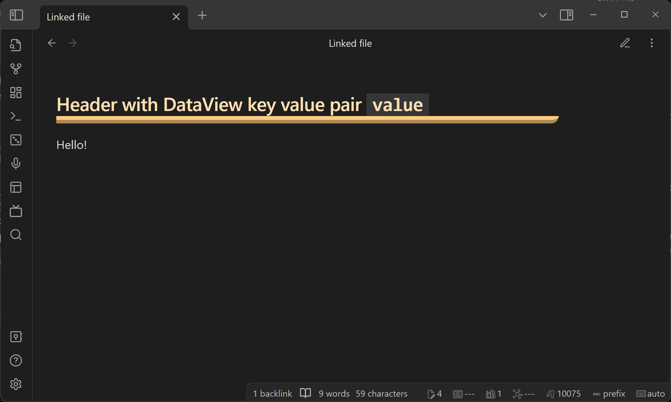 Bug Report Linking To A Header With A Dataview Key And Value Pair Messes Up The Link · Issue 8299