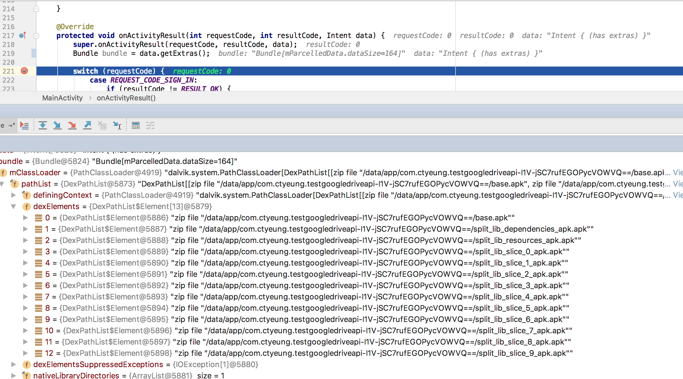 GitHub - yeuchi/TestGoogleDriveApp: learn to access google drive api