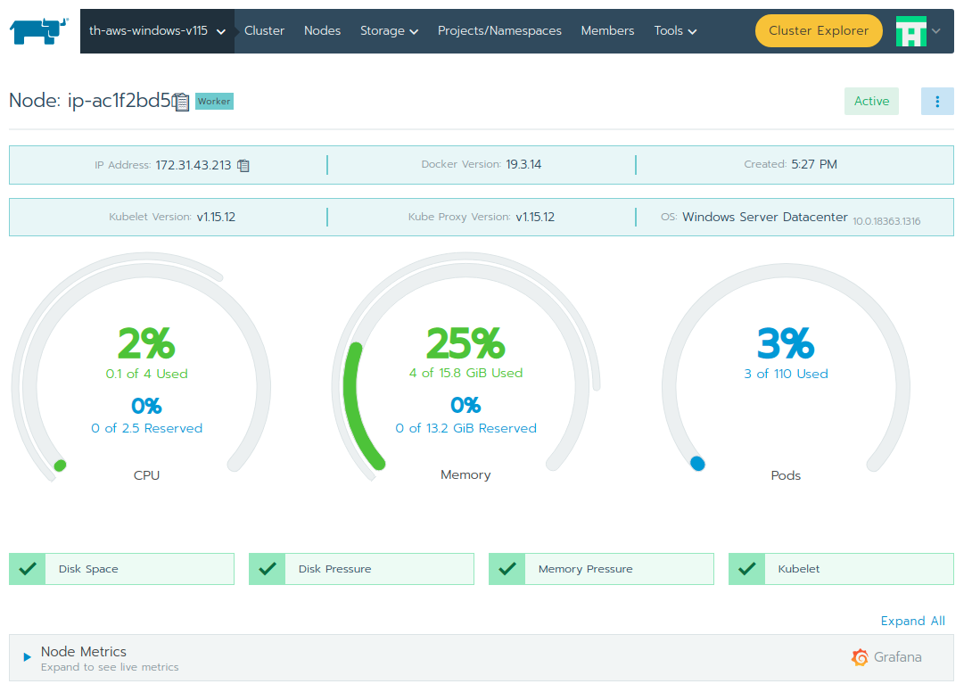 Monitoring Does Not Work For Windows Server Core Worker Nodes · Issue 27911 · Rancherrancher 