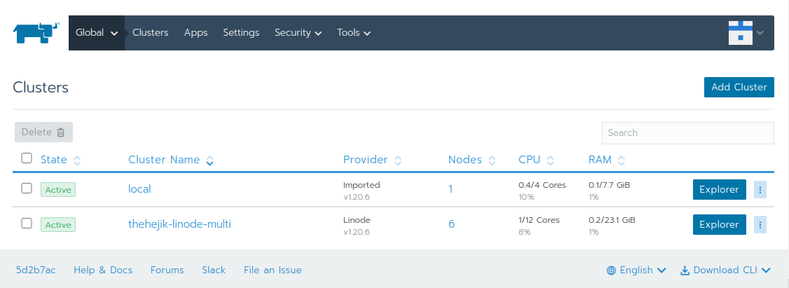 Unable to Delete Linode RKE cluster from Cluster Management in Explorer · Issue #3013 · rancher ...