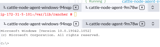 Container shell does not work on windows containers · Issue #3157 · rancher/dashboard · GitHub