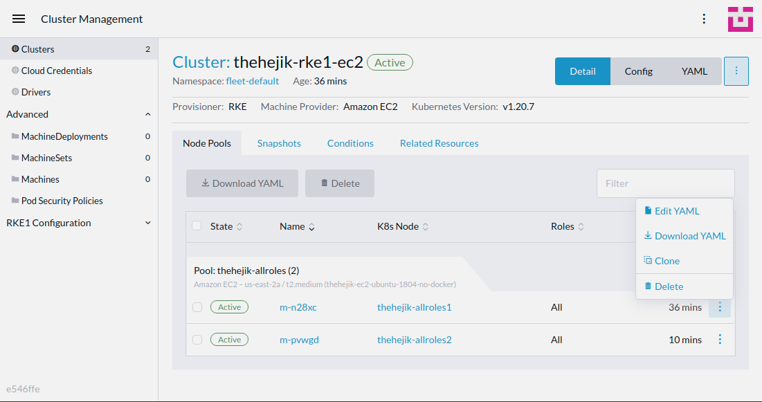 No easy way for downloading SSH private keys for RKE1 EC2 nodes in Dashboard · Issue #3362 ...