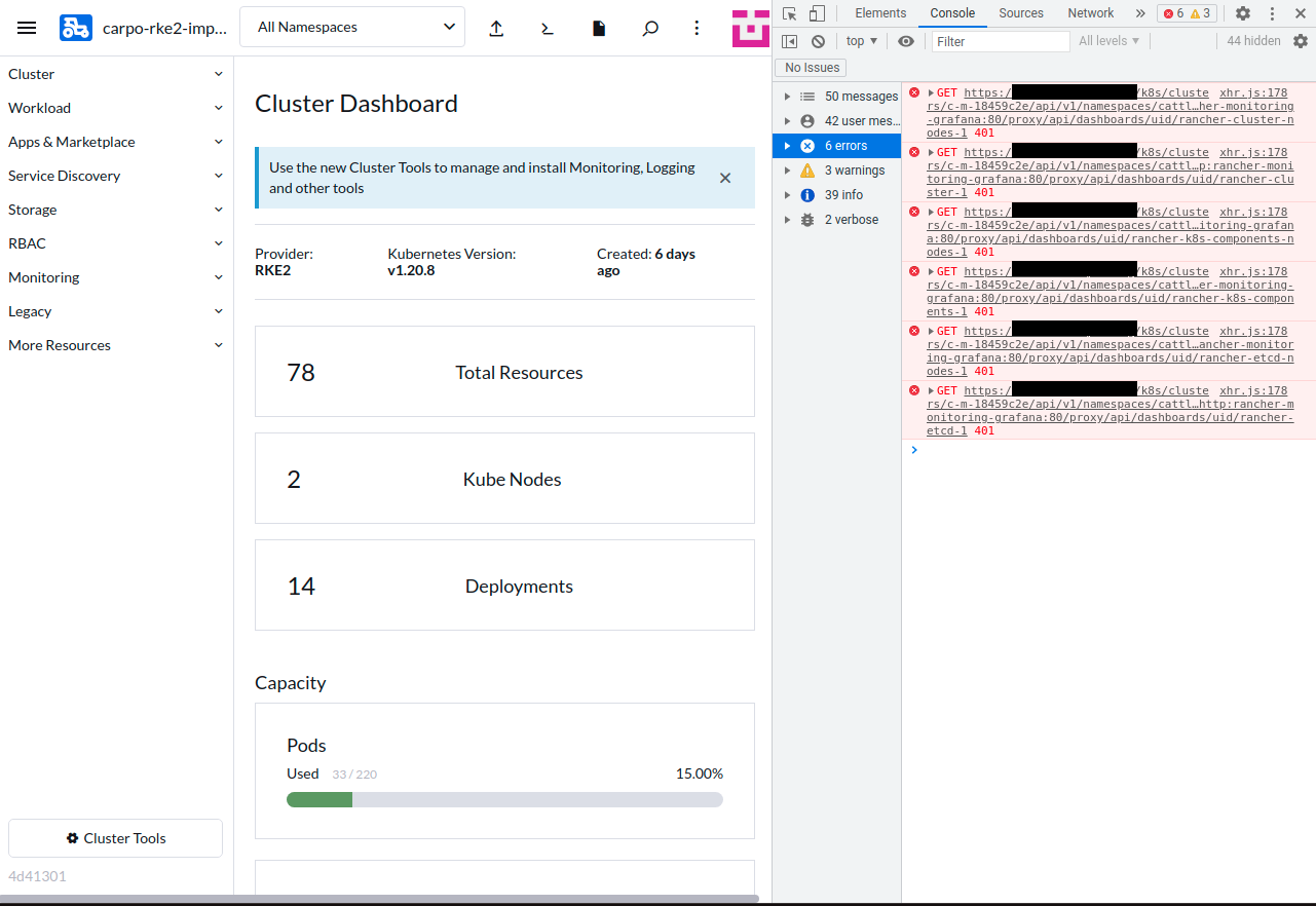 Signing off when navigating to the cluster explorer · Issue #3214 · rancher/dashboard · GitHub