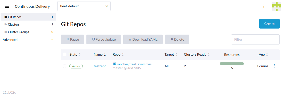 Error in deployment after creating git repo · Issue #437 · rancher/fleet · GitHub