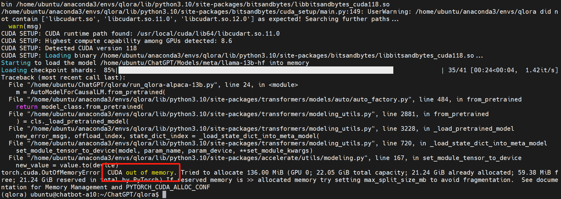 how much GPU memored needed to inference the guanaco-13b? · Issue #158 ...