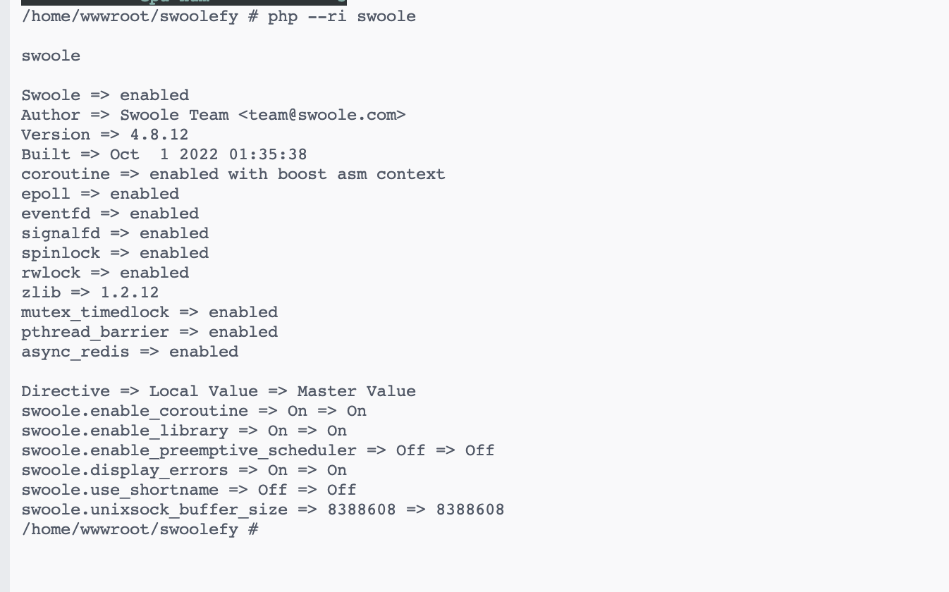 Swoole4 8 12 使用php Amqplib报错 · Issue 5022 · Swoole Swoole Src · Github