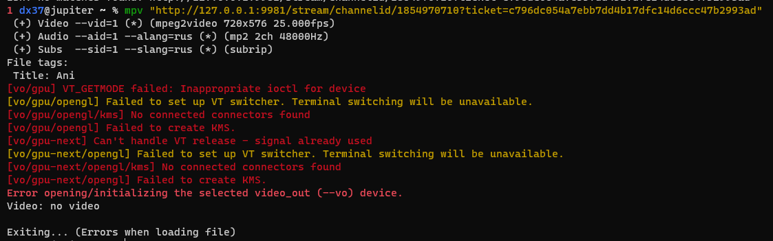 [Issue]: Jellyfin can't connect to TVHeadend to play channel, but can refresh guide · Issue ...
