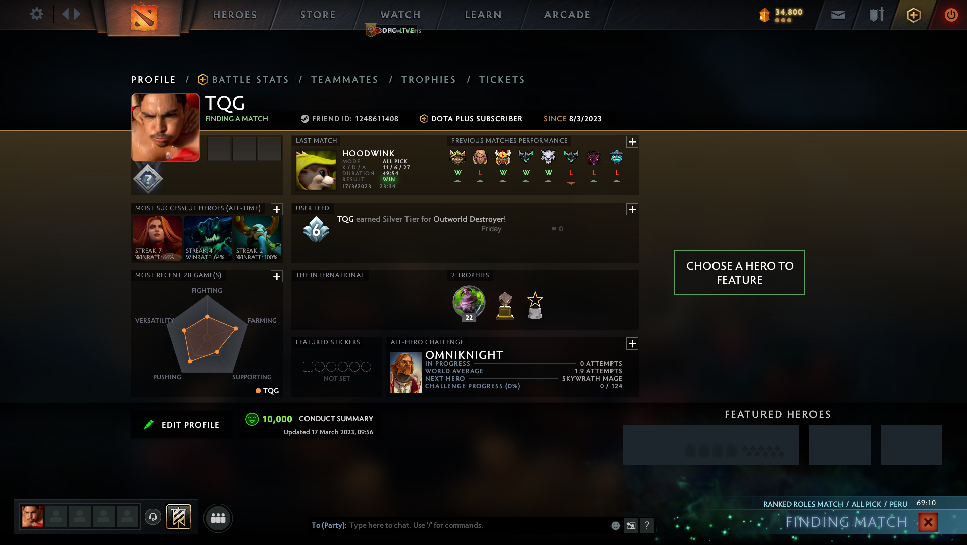 MMR TBD --1 Game Remaining - WAITING TIME TOO LONG · Issue #7635 · ValveSoftware/Dota2-Gameplay ...