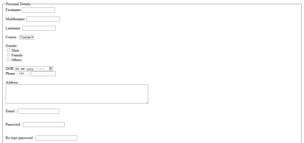 GitHub - Bhumikakri/details_form