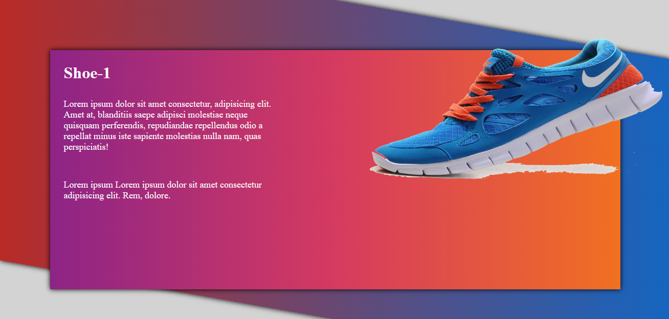 GitHub - Bhumikakri/Shoe_page