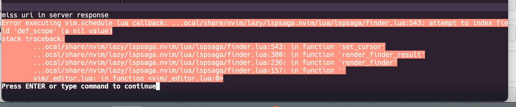 lsp_finder doesn't work in Elixir project · Issue #816 · nvimdev/lspsaga.nvim · GitHub