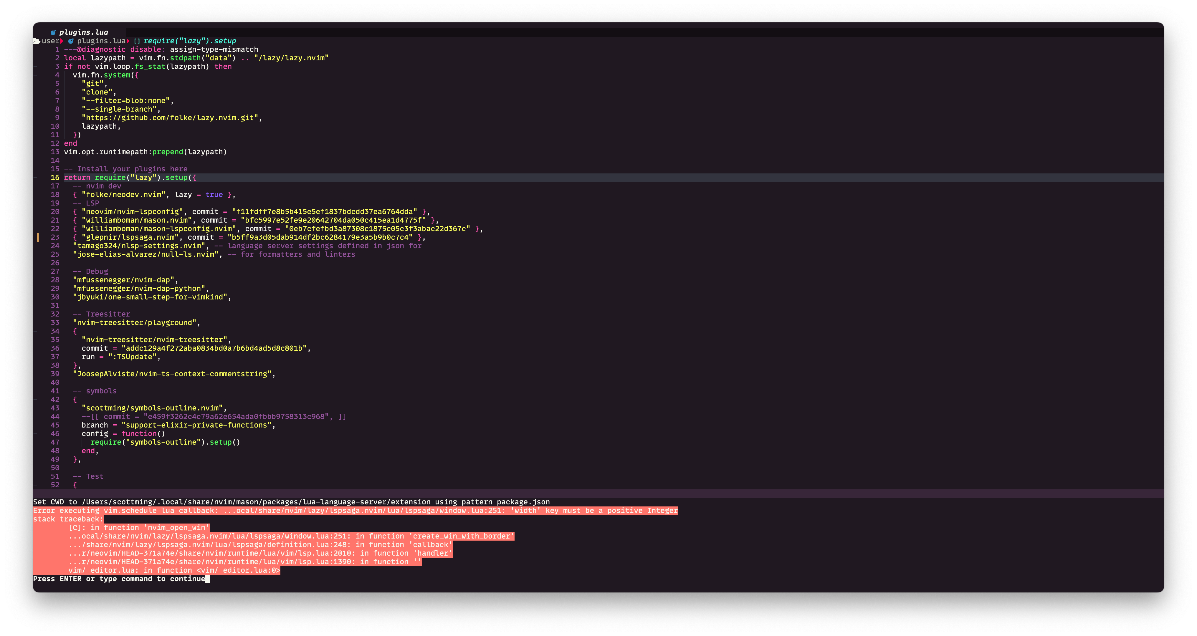 peek definition won't work after upgrade. · Issue #887 · nvimdev/lspsaga.nvim · GitHub