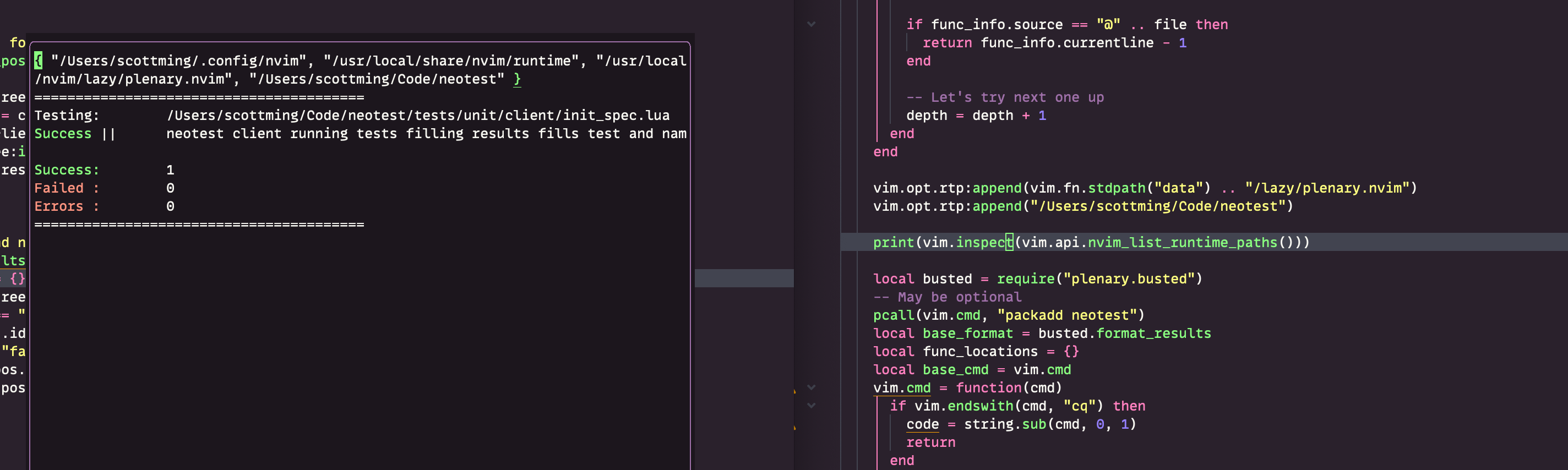 How to run the test of neotest itself · Issue #215 · nvim-neotest ... How to run the test of neotest itself · Issue #215 · nvim-neotest ...