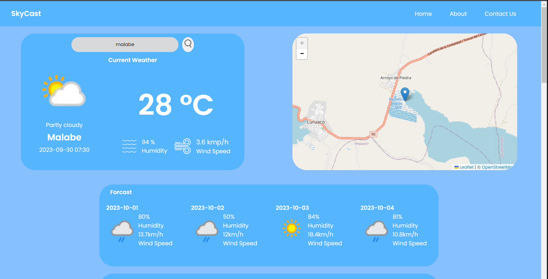 GitHub - rashen33/sky-cast-v2: SkyCast is a web application designed to provide users with ...