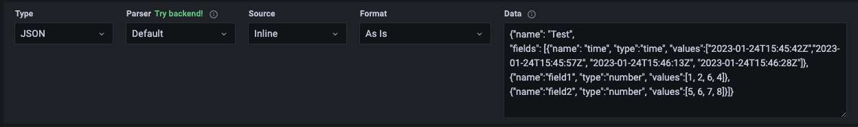 What does the "Data Frame" format look like and when should I use it ...