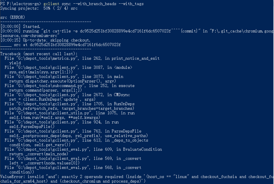 Gclient Sync Fail · Issue 21333 · Electronelectron · Github