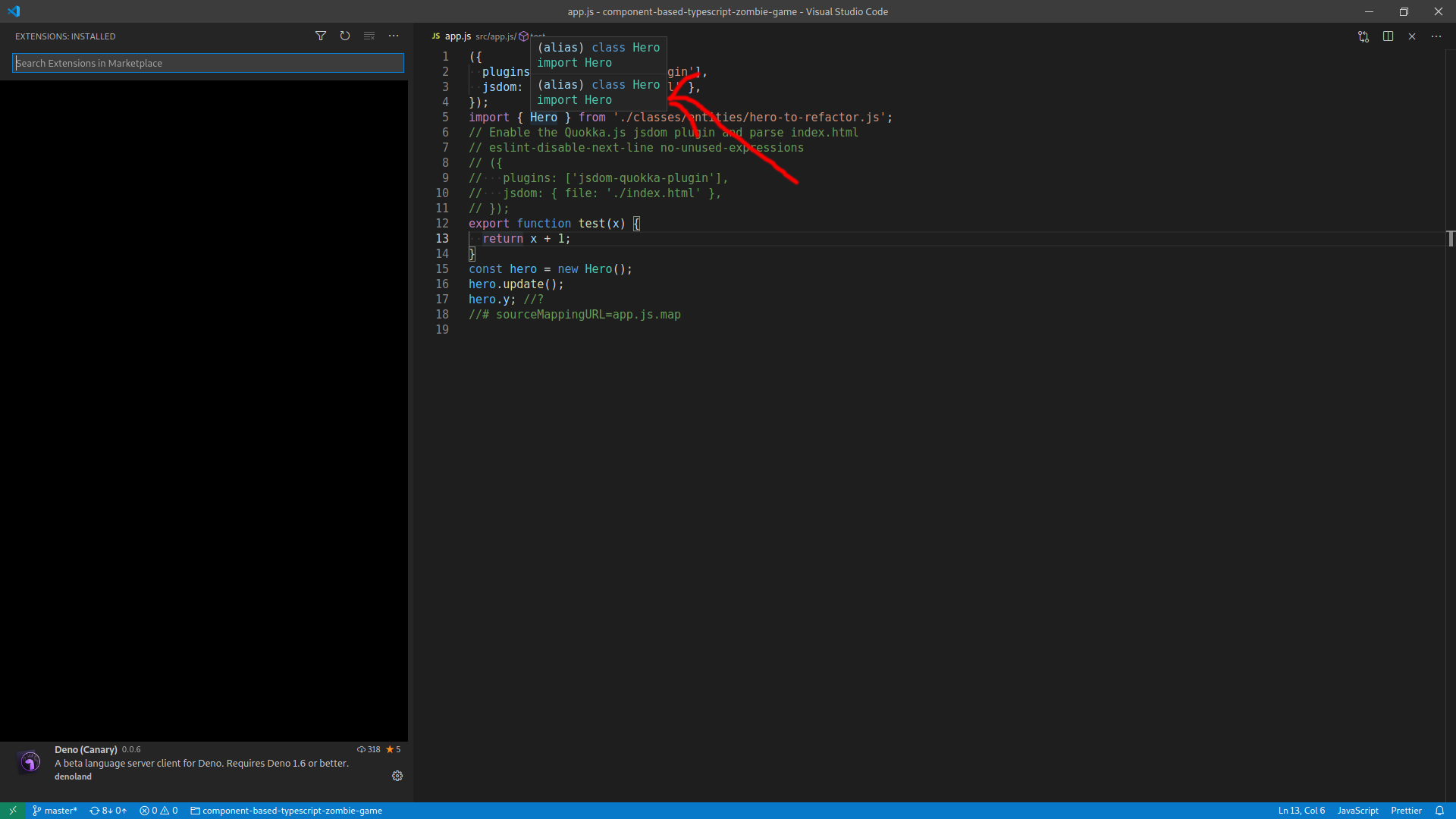 2x hover over results in canary 0.0.6 on non deno files · Issue #290 · denoland/vscode_deno · GitHub