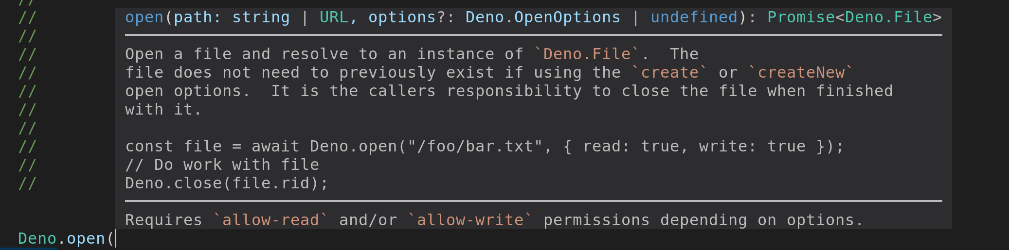 LSP: SignatureHelp response contains Markdown but isn't tagged as such, causing inadequate ...