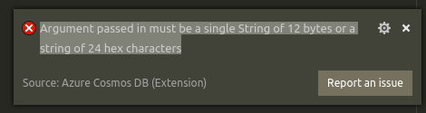 Unable to update Mongo records. · Issue #664 · microsoft/vscode-cosmosdb · GitHub