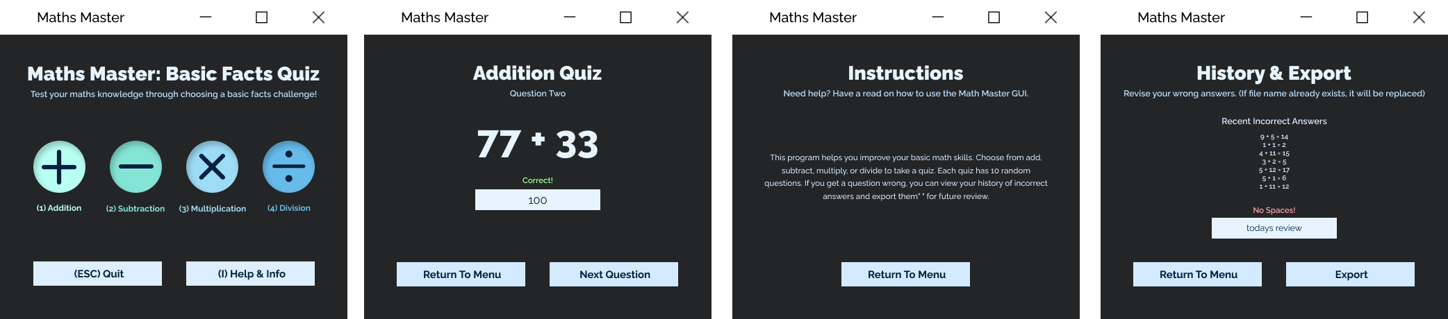 GitHub - st19292/Maths-Master: The Maths Master Project can be used to ...
