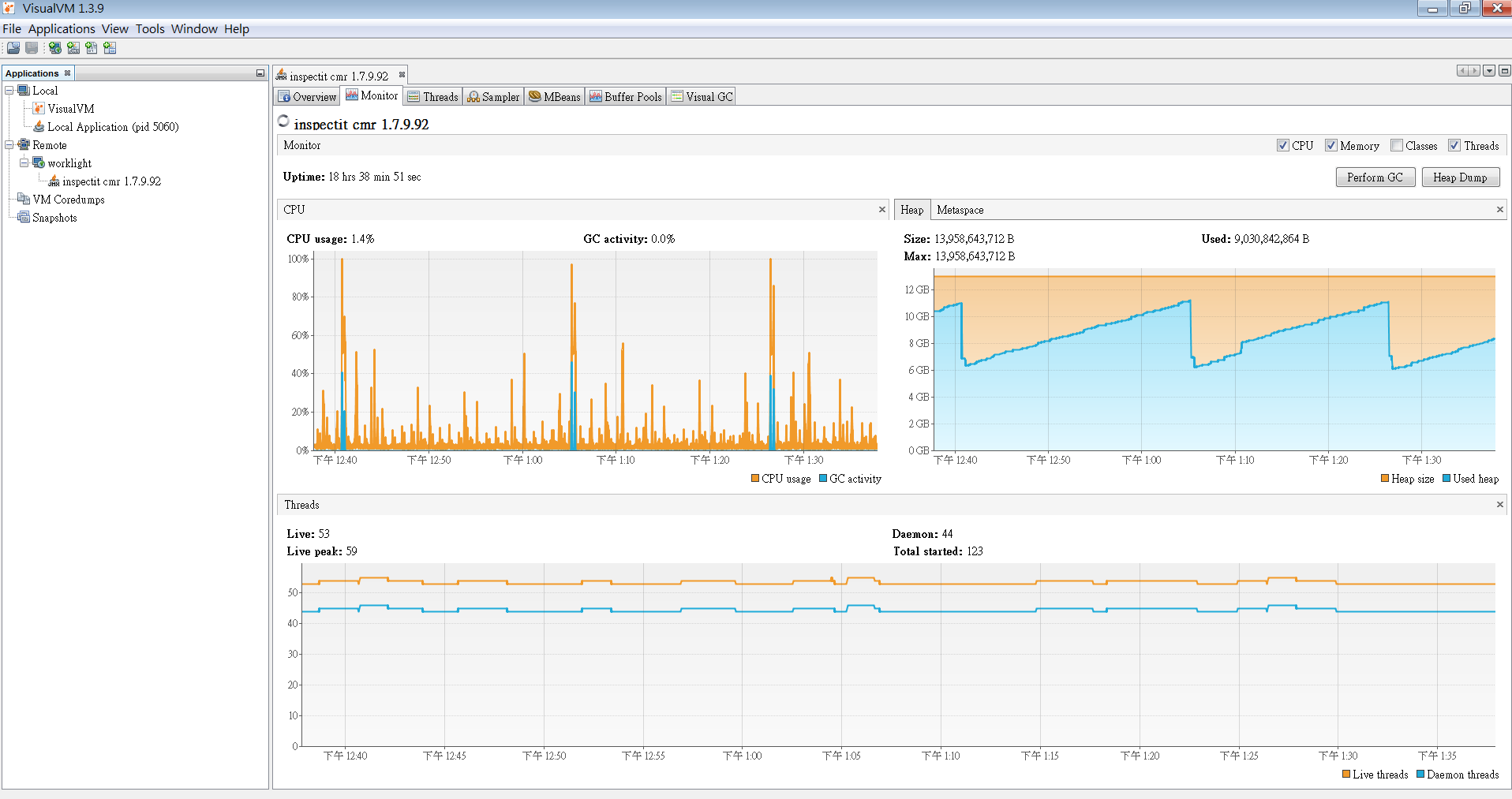 Occasionally InspectIT agent does not send keep-alive signal to CMR ...