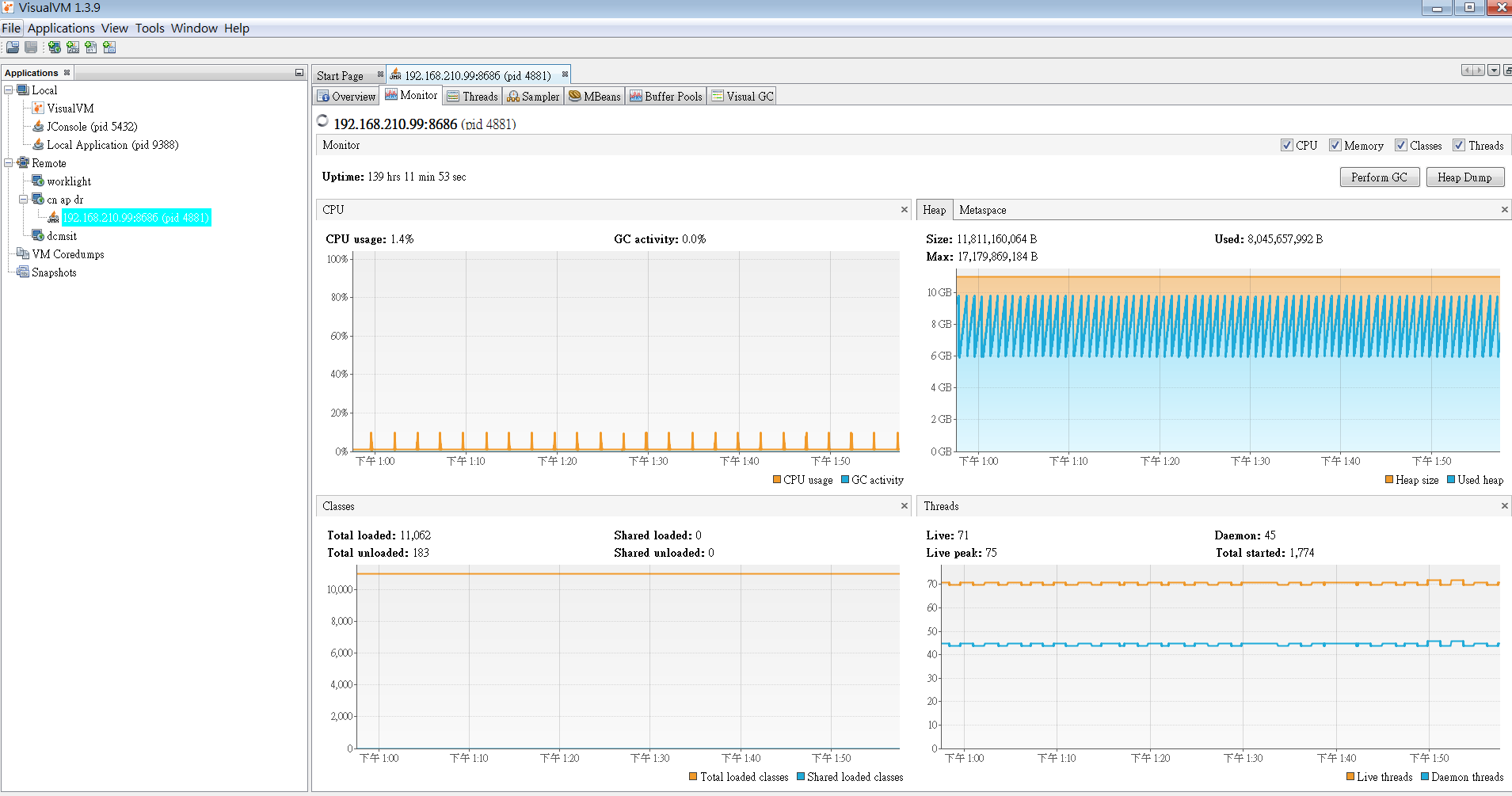Occasionally InspectIT agent does not send keep-alive signal to CMR ...