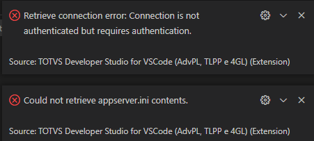 Não solicita usuário e senha para conectar ao ambiente · Issue #909 · totvs/tds-vscode · GitHub