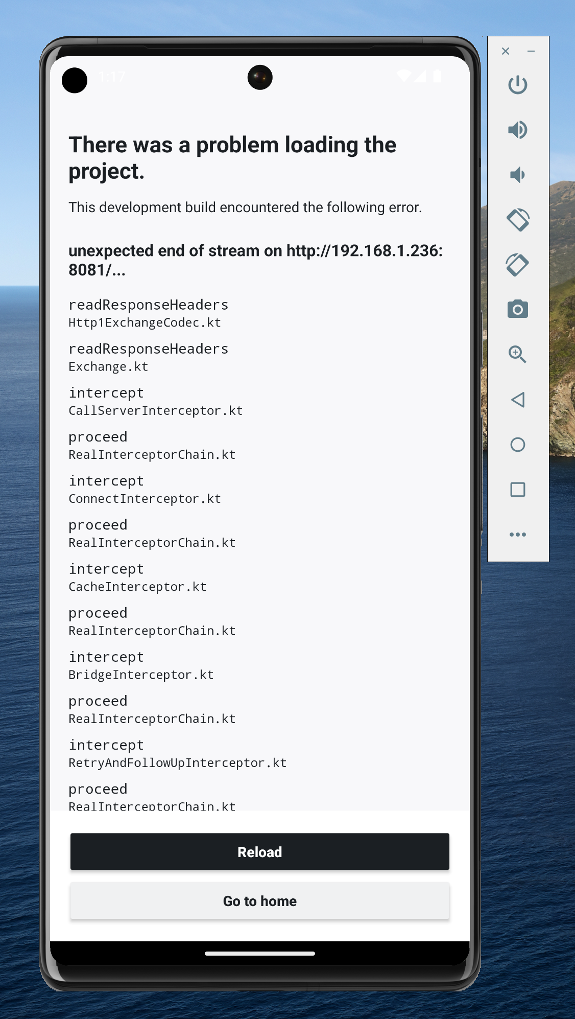 Problem Loading The Project Failed To Load App From Localholst8081 · Issue 22652 