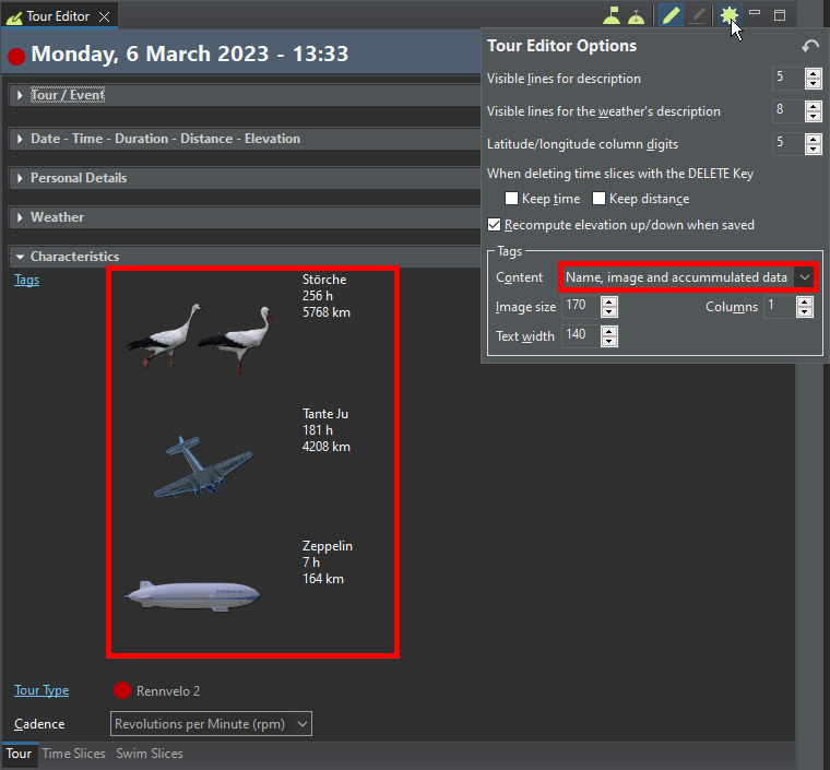[Tour Editor] The tag info should be optional and customizable · Issue #1015 · mytourbook ...
